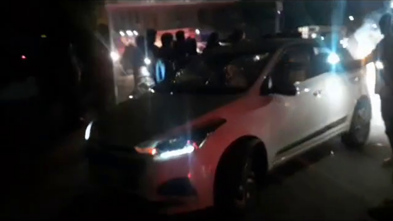 Car overturns after wife tugs at steering wheel, couple sustain minor ...