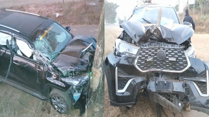 Minister Laxmi Hebbalkar sustains injuries after car rams into roadside ...