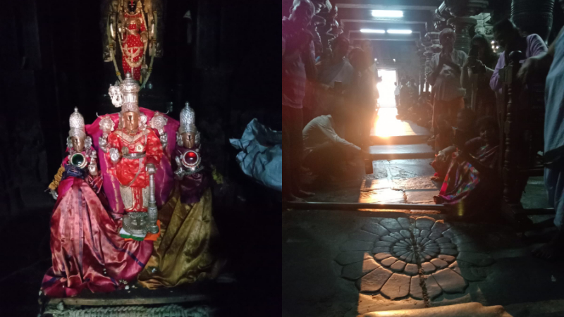 After four years, Sun rays kiss feet of Lord Chennakeshava at Belur ...