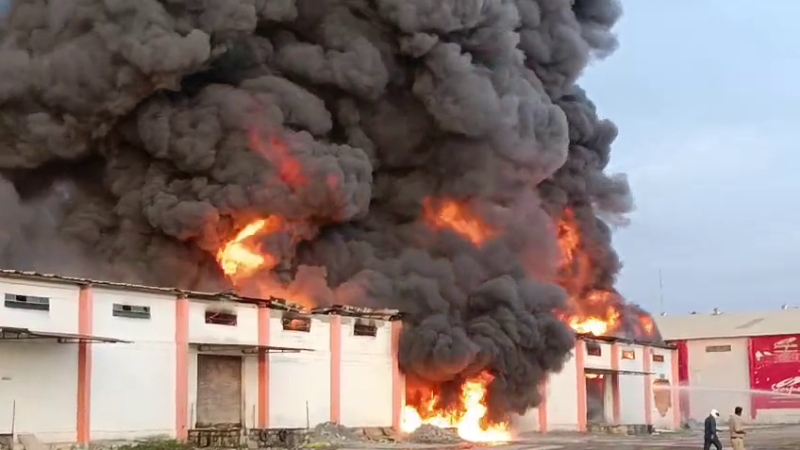 Fire destroys Shell oil warehouse near Nelamangala, electrical short ...