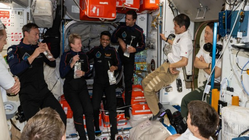 Shubhanshu Shukla conducts muscle stem cell research on ISS, records ...